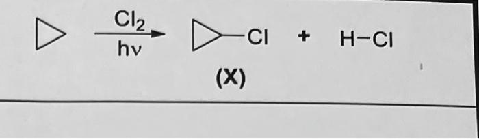 Solved Cl2 hv CI + H-CI (X) Draw an RCED for the | Chegg.com