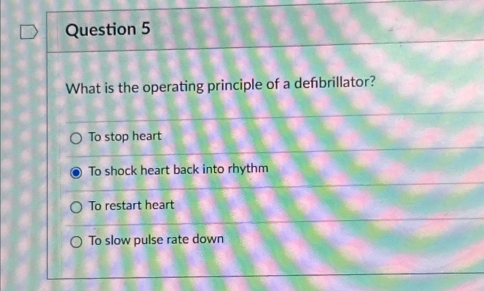 Solved Question 5What is the operating principle of a | Chegg.com