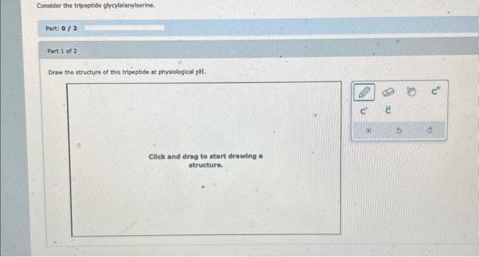 Solved Draw the structure of this tripeptide at | Chegg.com