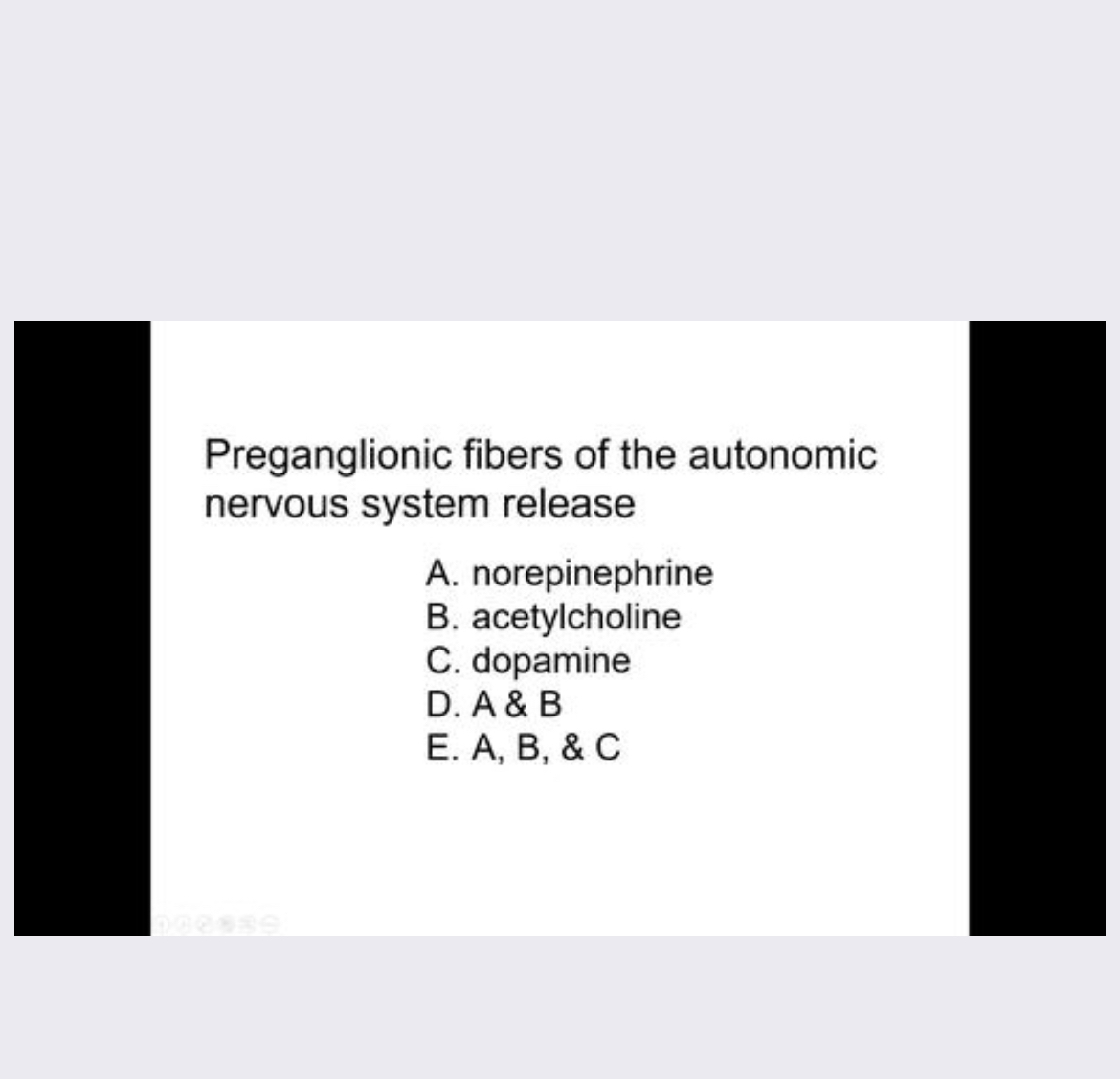 Solved Preganglionic fibers of the autonomic nervous system | Chegg.com
