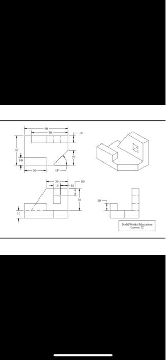 Solved I need this drawing by Solidwork in a file and send | Chegg.com