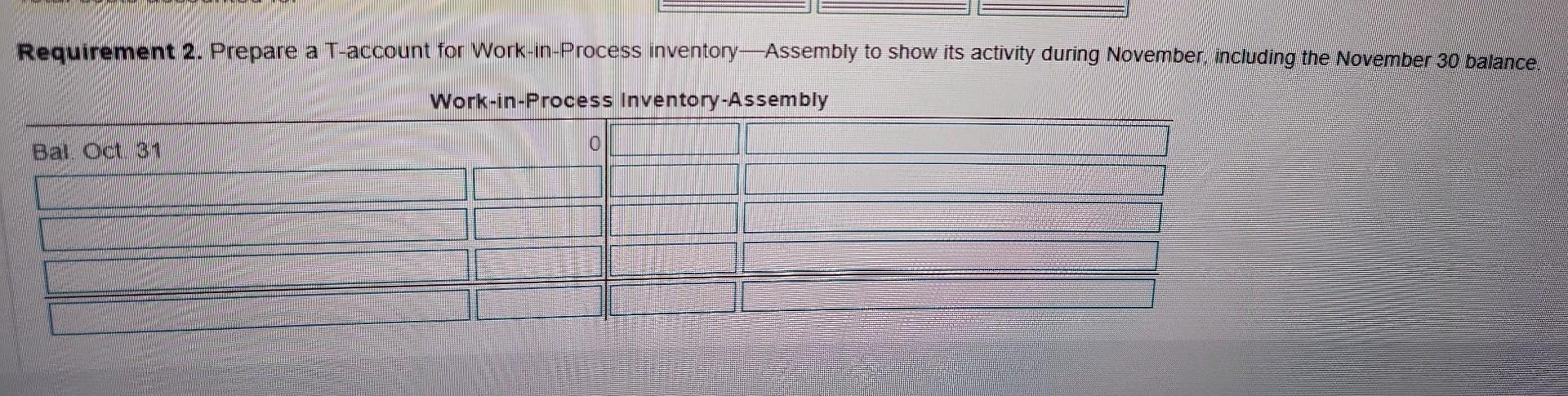 Solved Requirement 2. Prepare a T-account for | Chegg.com