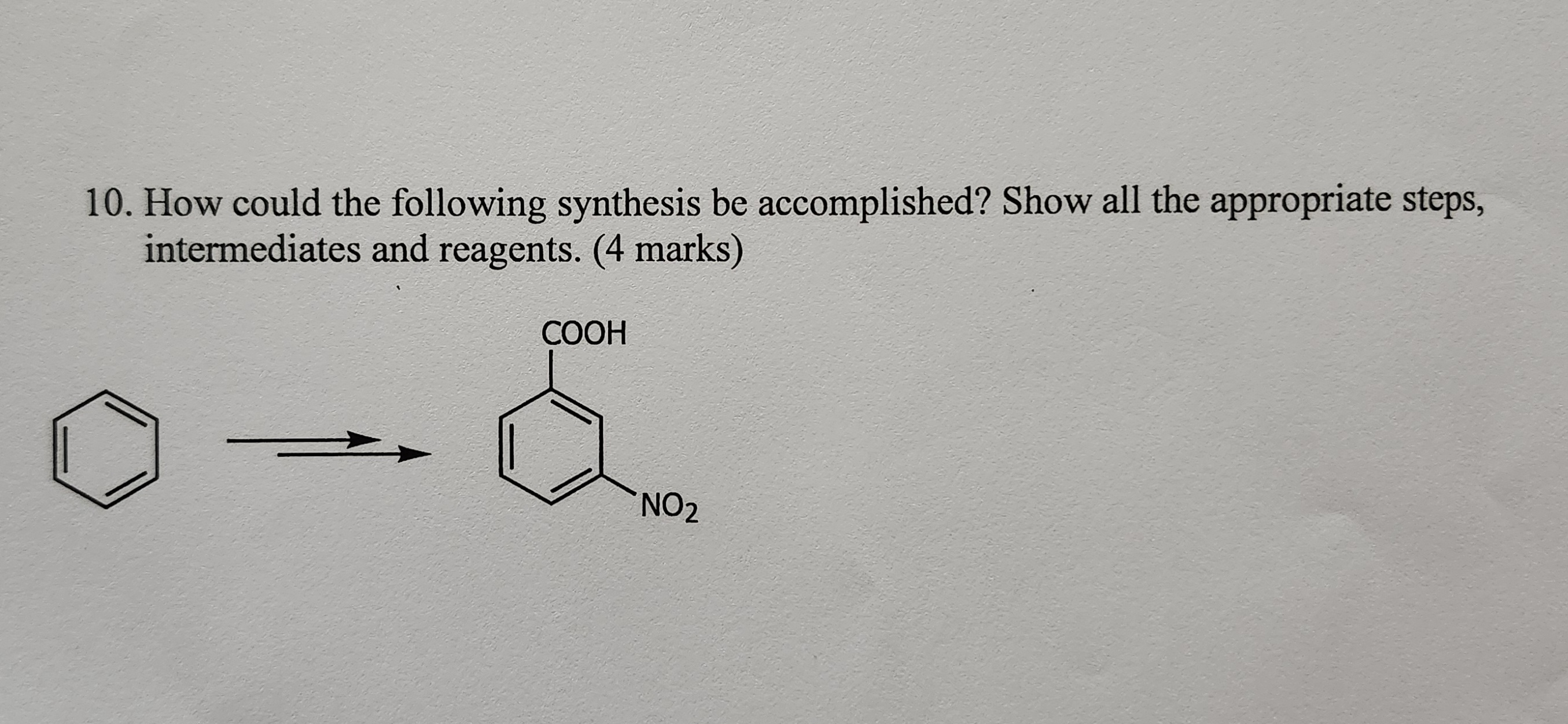 Solved How could the following synthesis be accomplished? | Chegg.com