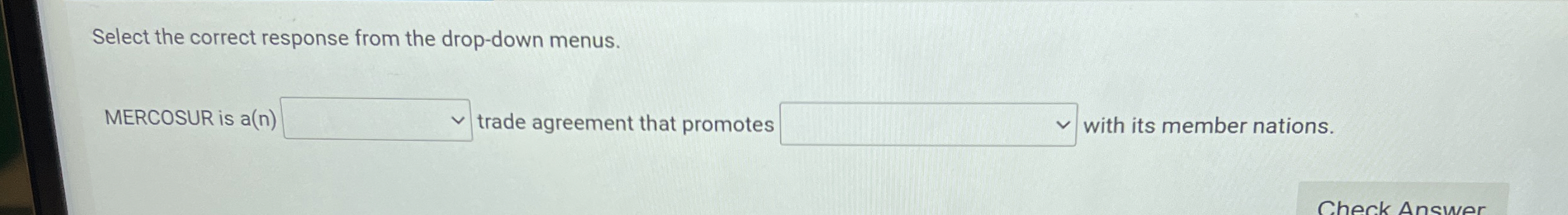 Solved Select the correct response from the drop-down | Chegg.com