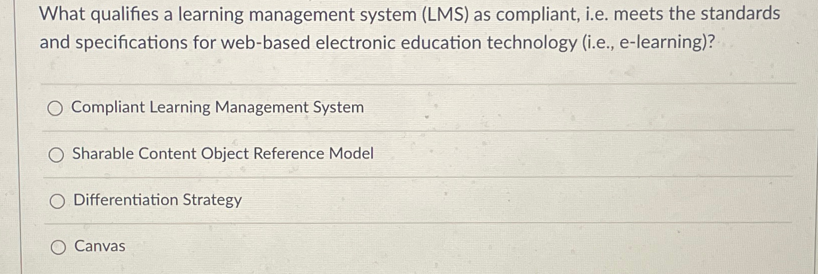Solved What qualifies a learning management system (LMS) ﻿as | Chegg.com