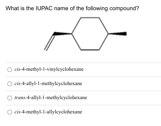 What is the IUPAC name of the following | Chegg.com