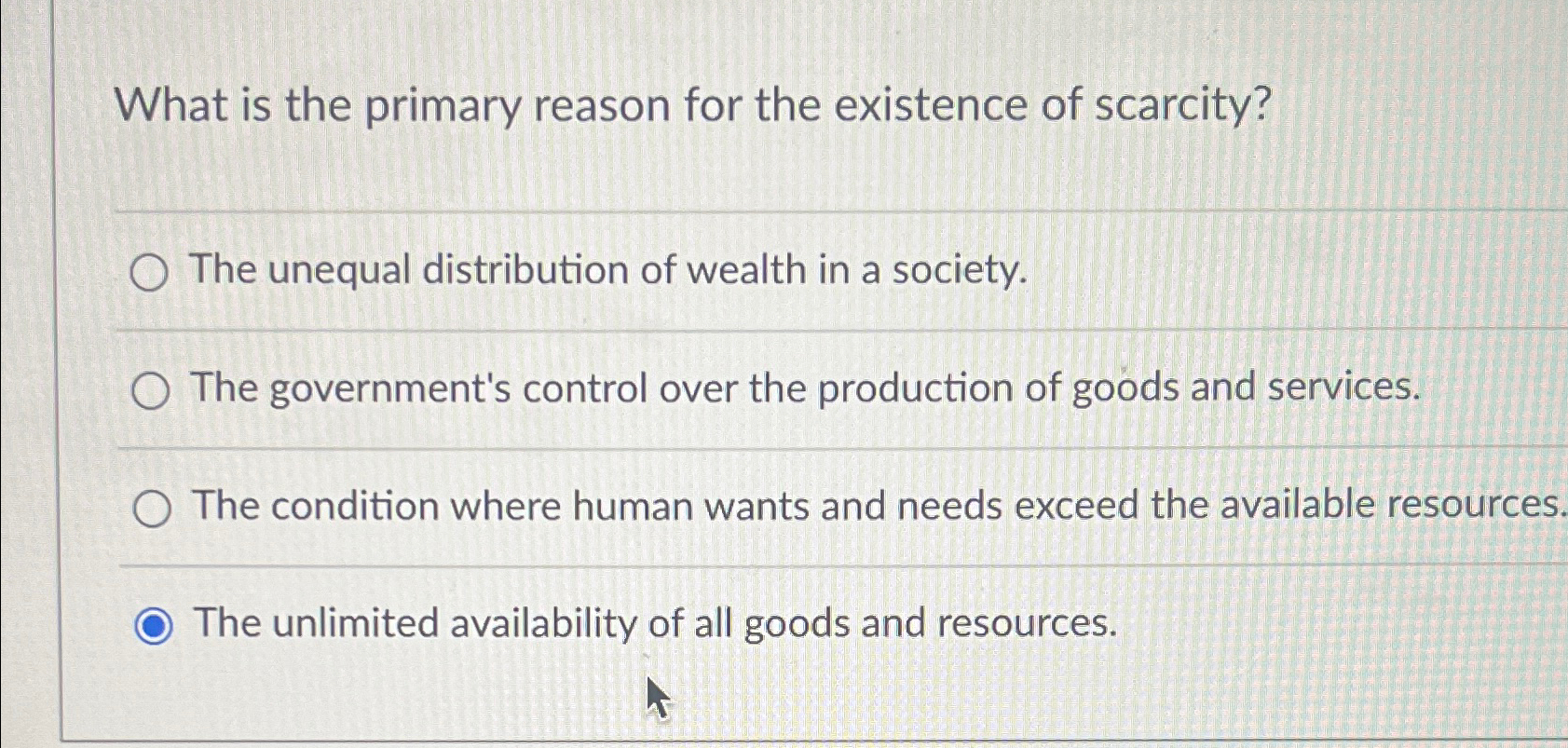 Solved What is the primary reason for the existence of | Chegg.com