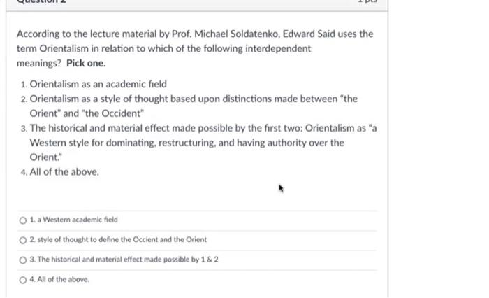 According to the lecture material by Prof. Michael | Chegg.com