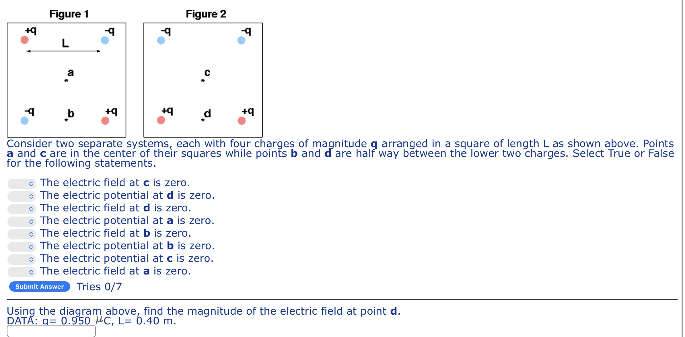 Solved The figure shows three charges q1,q2 ﻿and q3 | Chegg.com