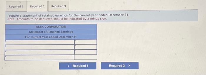 Solved Alex Corporation reports the following components of | Chegg.com