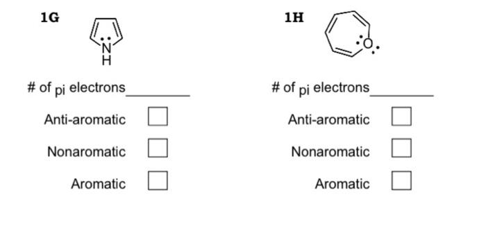 Solved \# of pi electrons \# of pi electrons Anti-aromatic | Chegg.com