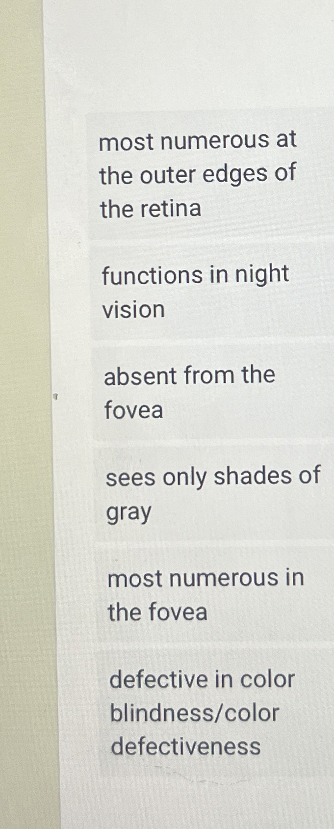 Solved Identify whether the following sentence is rods, | Chegg.com