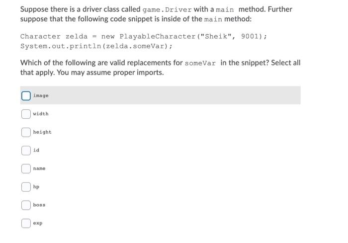 Solved java.lang.Throwable +getMessage(): String | Chegg.com