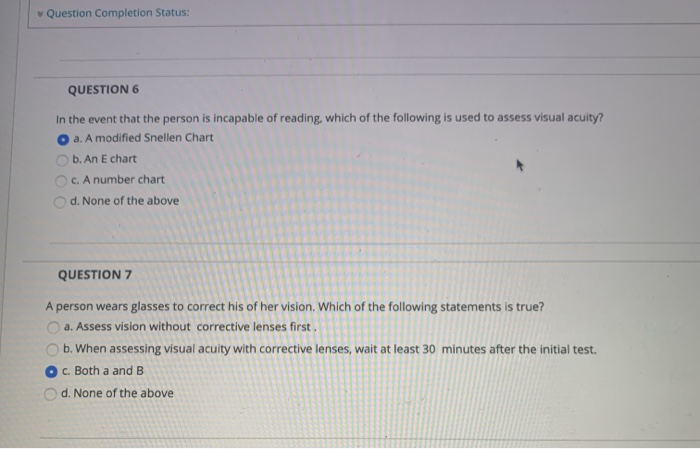 Solved Question Completion Status: QUESTION 6 In the event | Chegg.com