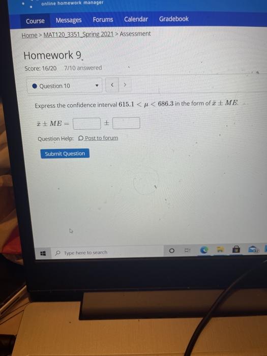 Solved online homework manager Course Messages Forums | Chegg.com