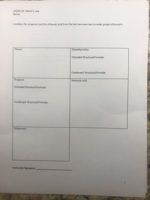 Solved CHEM120: Week 5, Lab Name: Exploration 3: Building | Chegg.com