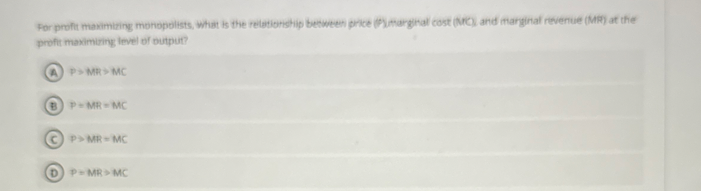 Solved proft maximizing level of | Chegg.com