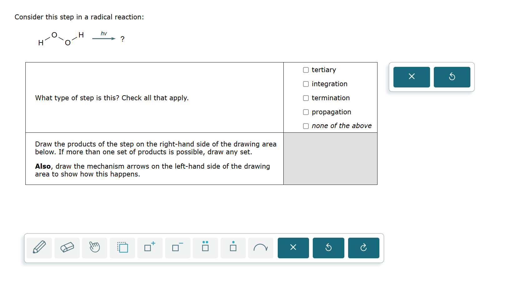 Solved Consider this step in ﻿a radical reaction:*Br ﻿:Click | Chegg.com