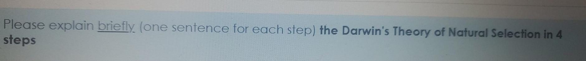 Solved Please explain briefly (one sentence for each step) | Chegg.com