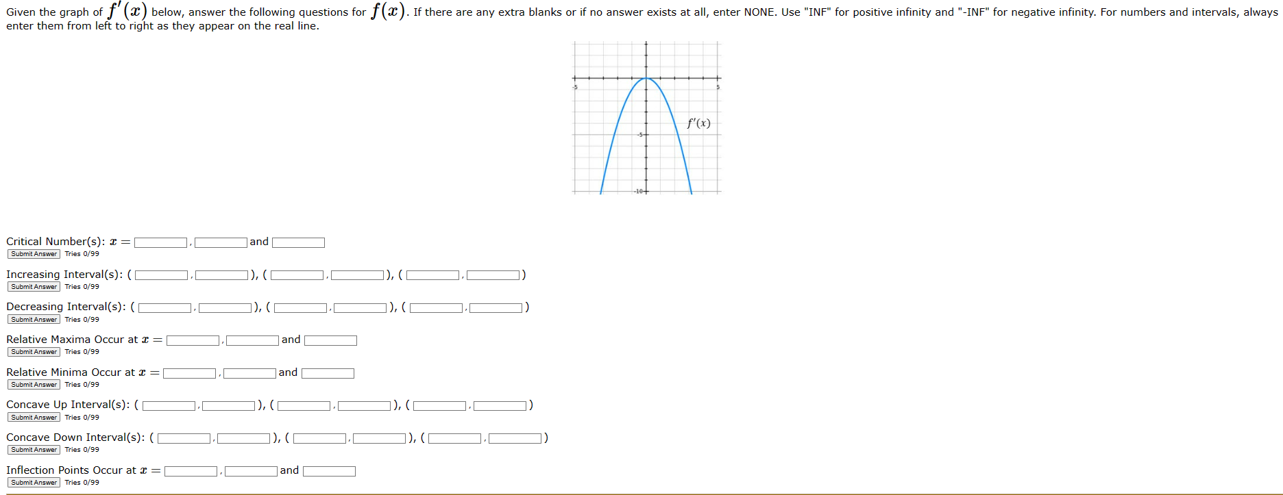 Solved enter them from left to right as they appear on the | Chegg.com