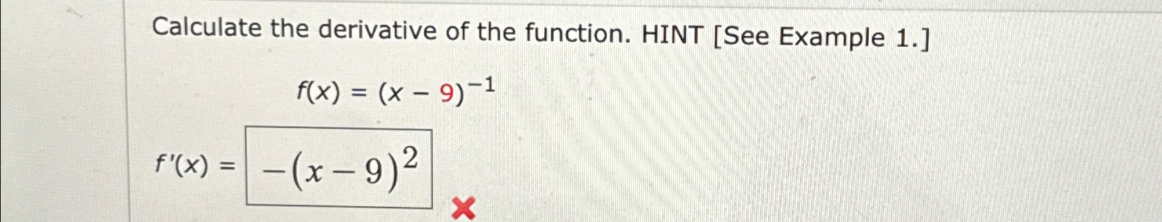 Solved Calculate the derivative of the function. HINT [See | Chegg.com