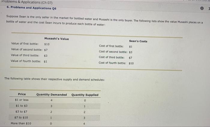 Solved Problems & Applications (Ch 07) 6. Problems and | Chegg.com