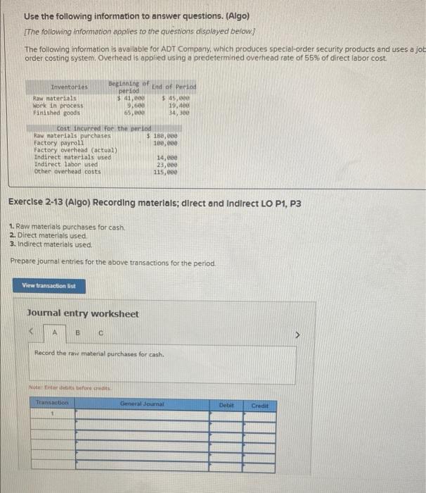 Solved QS 2-10 (Algo) Computing predetermined overhead rate | Chegg.com