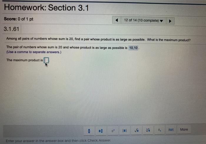 Solved Homework Section 3 1 Score 0 Of 1 Pt 12 Of 14 10