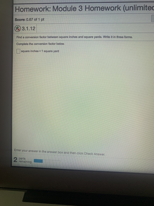 Solved Homework Module 3 Homework Unlimited Score 0 67 Of