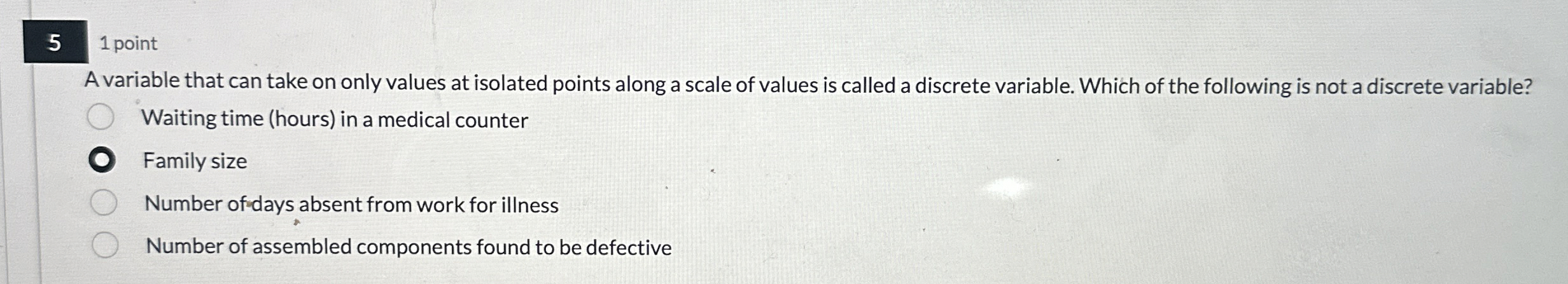 51 ﻿pointA variable that can take on only values at | Chegg.com