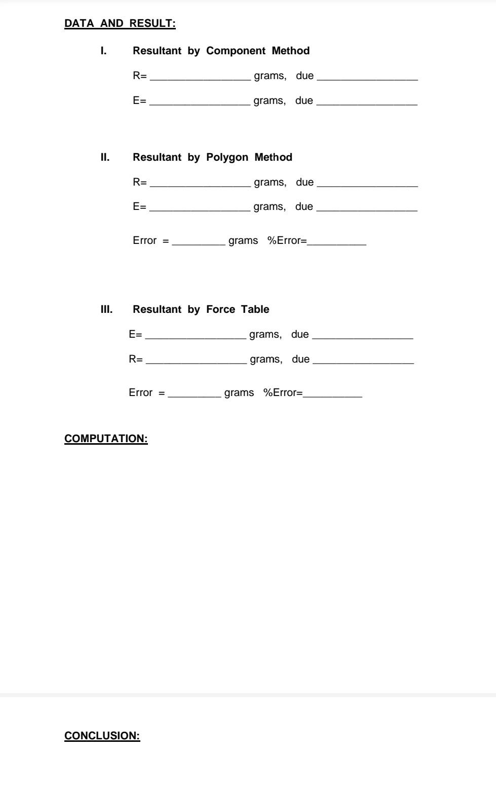 Solved OBJECTIVE: 1. To verify experimentally by the use of | Chegg.com