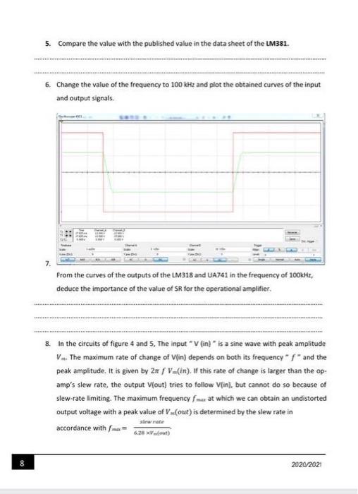 LM318 Pinout I.M 741 Pinout Offset Null 10 Mot | Chegg.com