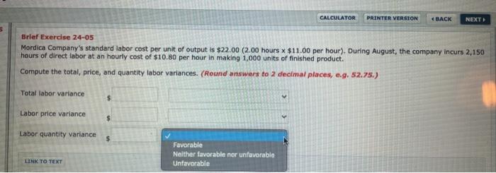 Solved CALCULATOR PRINTER VERSION | Chegg.com