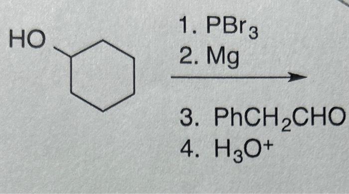 Solved 3. PhCH2CHO 4. H3O+ | Chegg.com