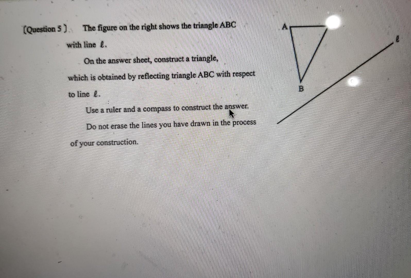 Solved tion 5). The figure on the right shows the triangle | Chegg.com