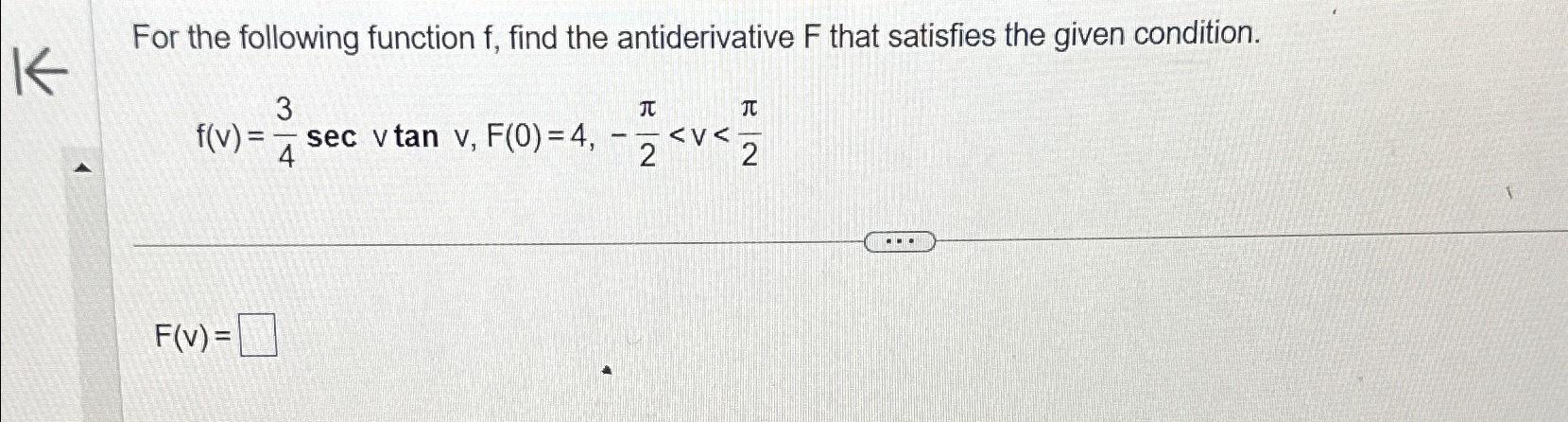 Solved For the following function f, ﻿find the | Chegg.com