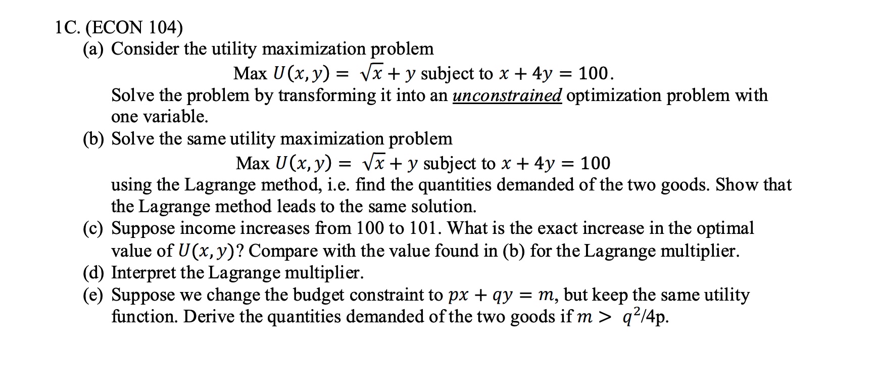 Solved Hand written is preferred For better understanding. | Chegg.com