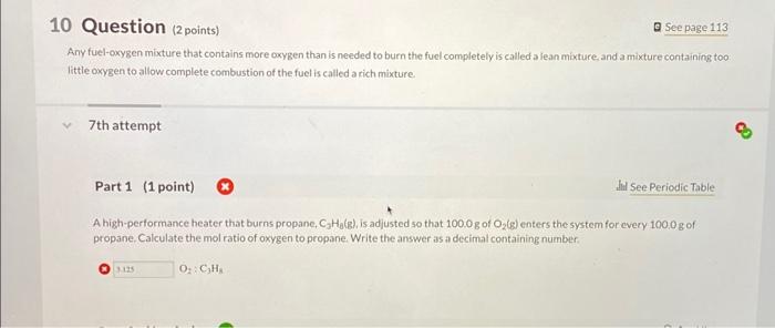 Solved 12 Question (1point) Q Seepage 113 The balanced | Chegg.com