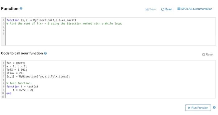 Solved The Bisection method can be used lo solve the root | Chegg.com