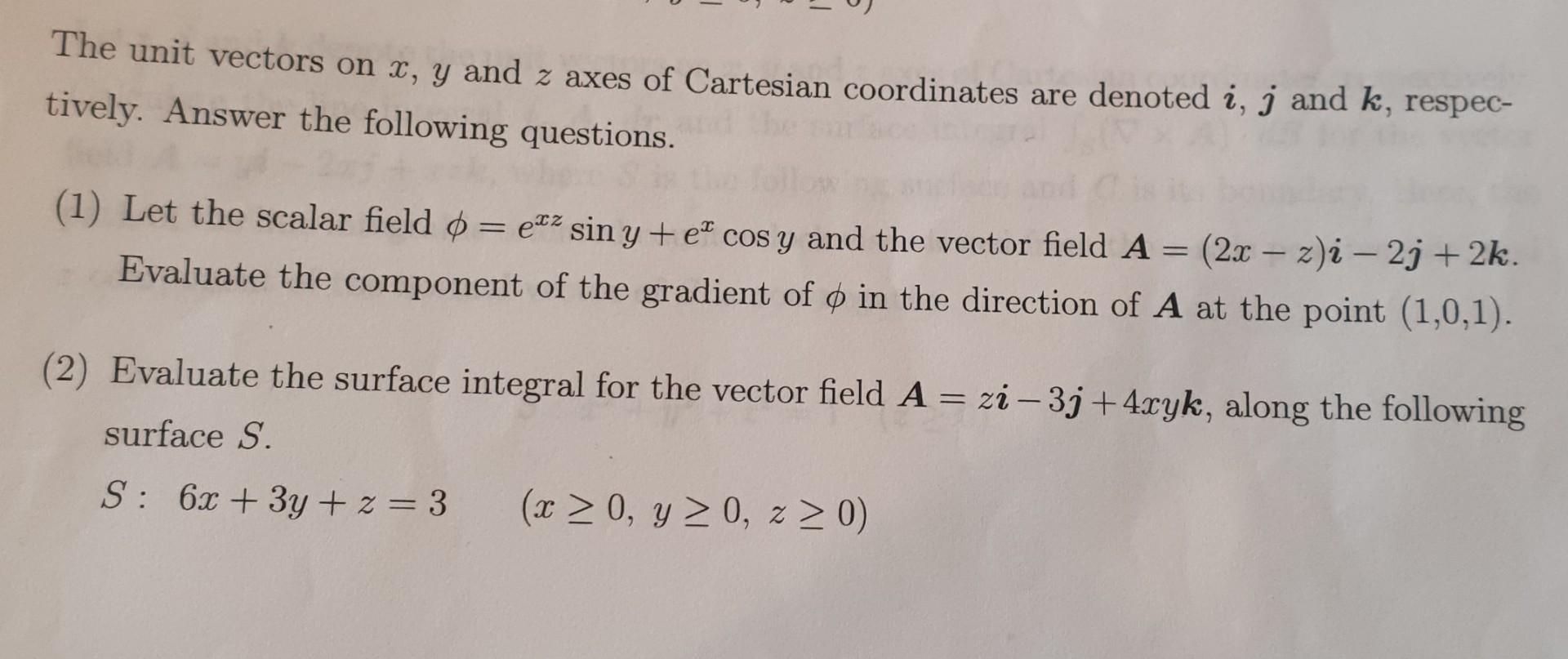 Solved Q.VA19-2) What is the solution to Q2 of this vector | Chegg.com