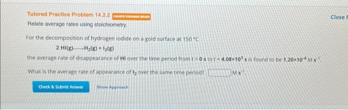 Solved Tutored Practice Problem 14.2.2 COUNTS TOWARDS GRADE | Chegg.com