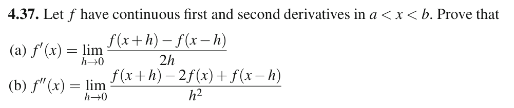 Solved 4.37. ﻿Let f ﻿have continuous first and second | Chegg.com