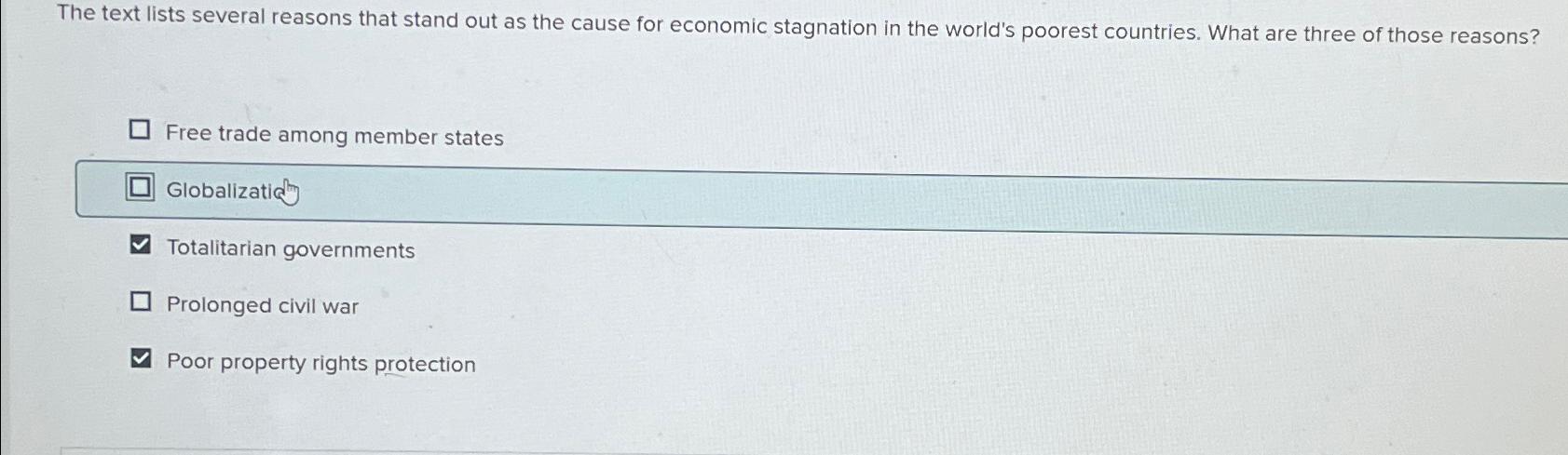 Solved The text lists several reasons that stand out as the | Chegg.com
