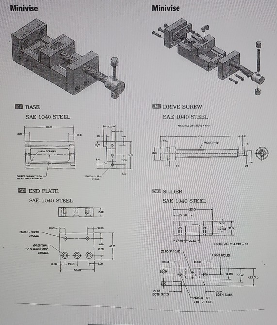 Solved For the component illustrated in assembly and by its | Chegg.com