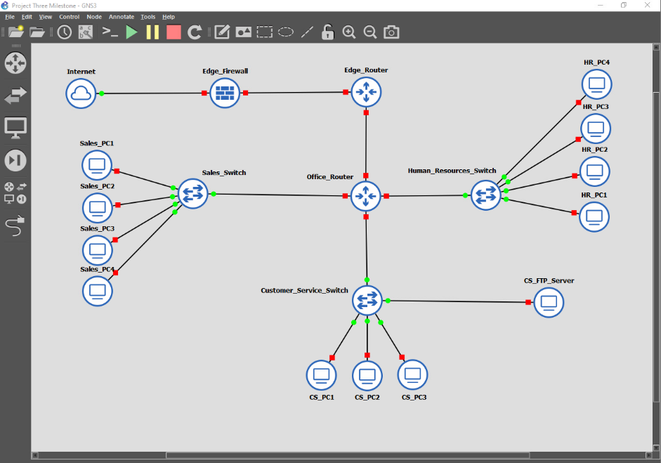 Solved CYB 3105-3 ﻿Project Three Milestone: Network | Chegg.com