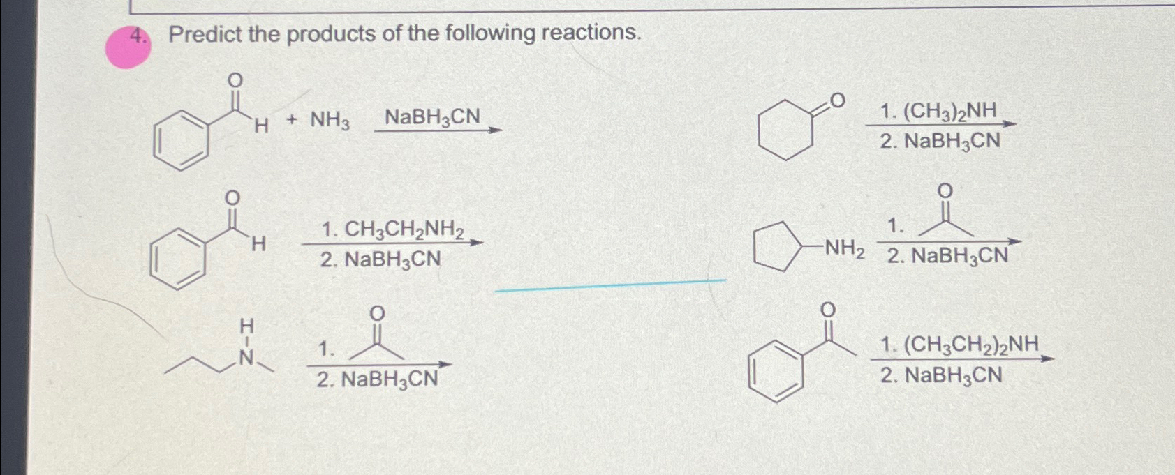Solved Predict the products of the following | Chegg.com