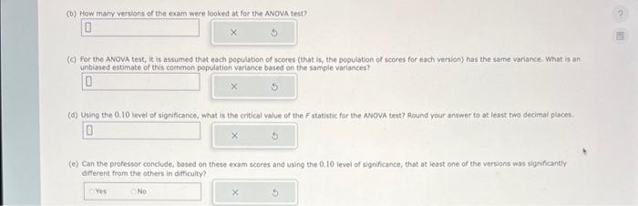 Solved In an effort to counteract student cheating. the | Chegg.com