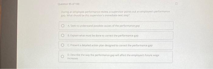 Solved A supervisor's decision in a grey area is likely | Chegg.com