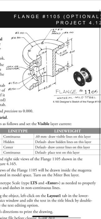 Solved Autocad 2021, Draw the Front Top and Right Side view | Chegg.com