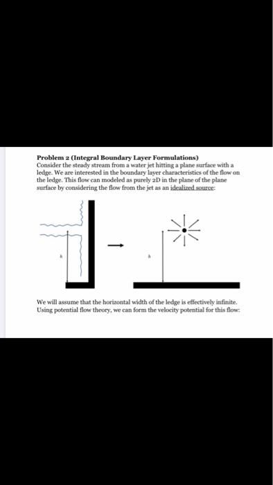 Problem 2 (Integral Boundary Layer Formulations) | Chegg.com